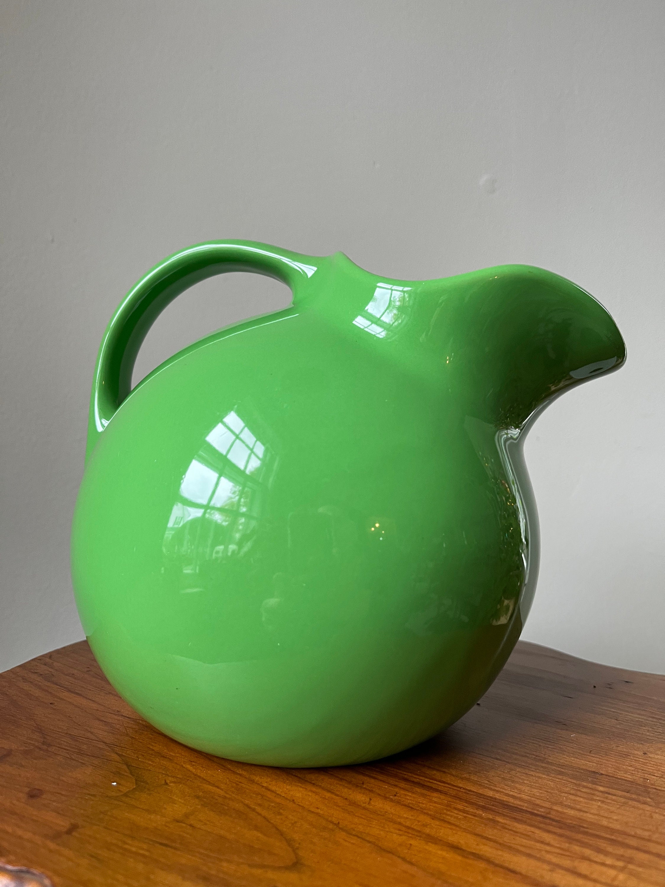 Green Hall Pottery Pitcher - Etsy
