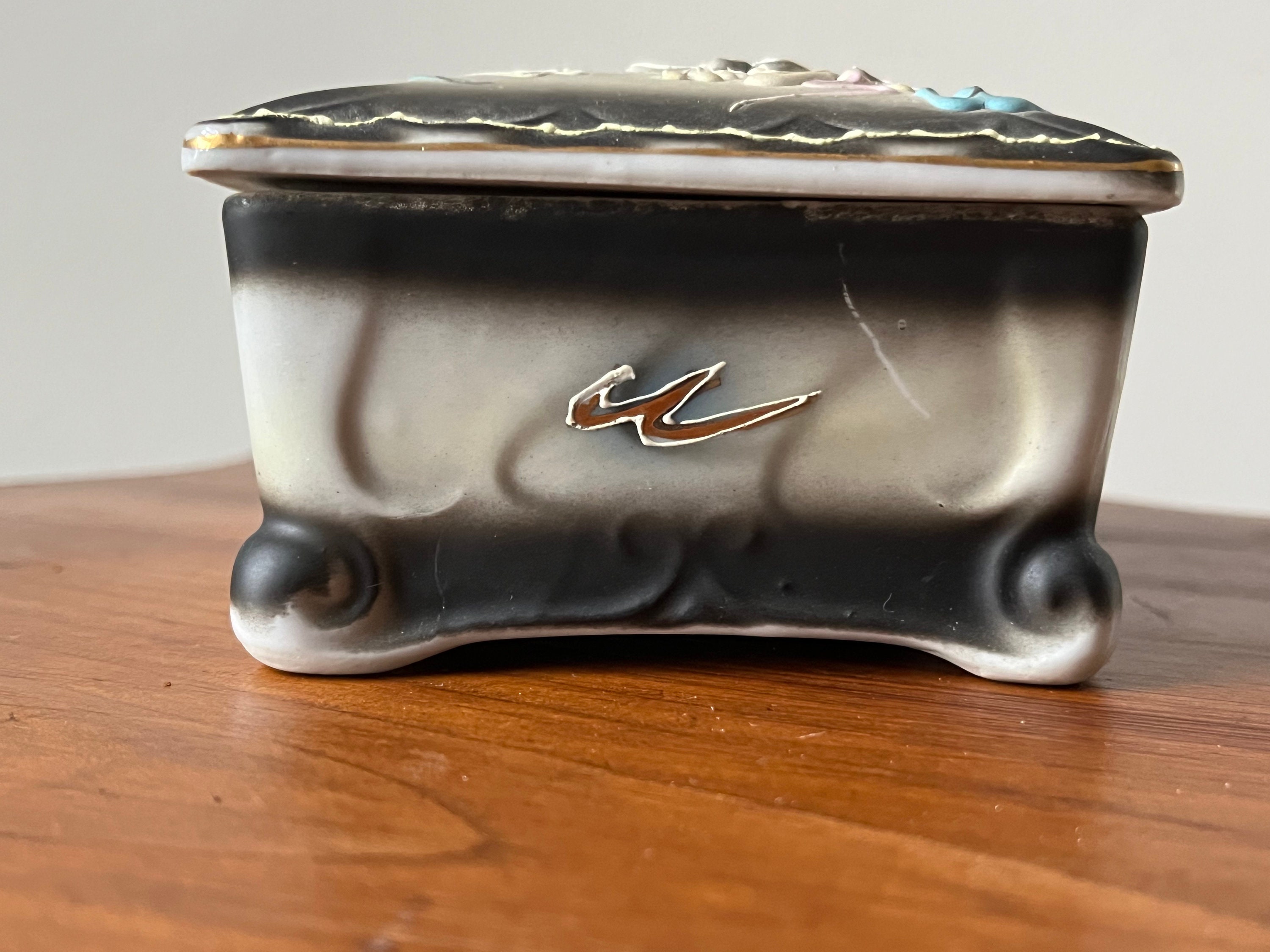 Moriage Dragonware Lidded Box With Nesting Trays - Etsy