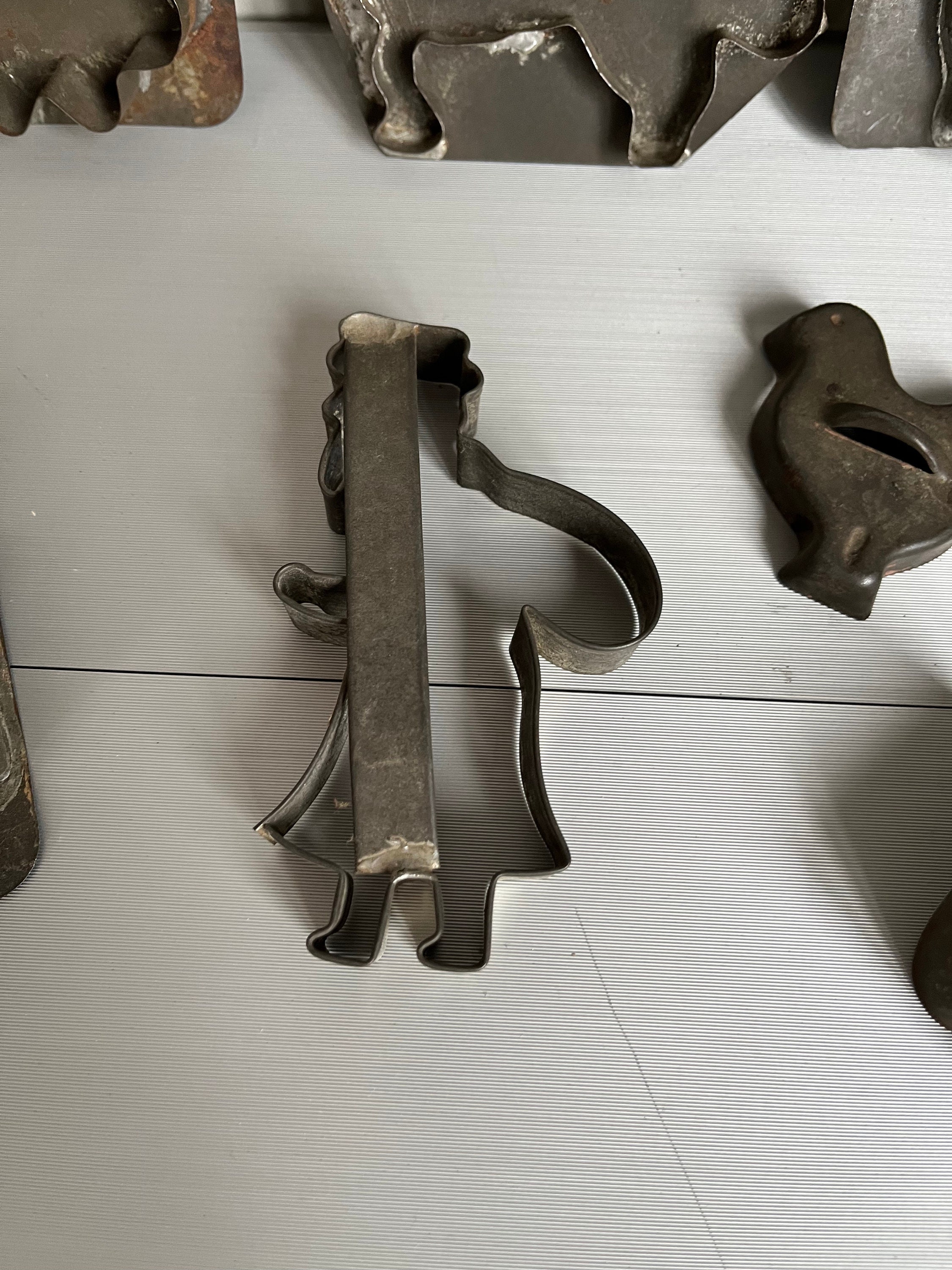 Whimsical Antique Handmade Cookie Cutter Lot of 8 - Etsy