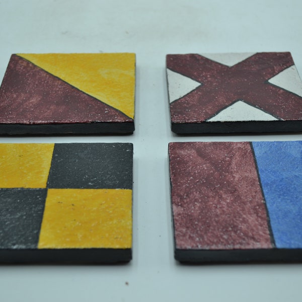 Nautical Coasters - Etsy