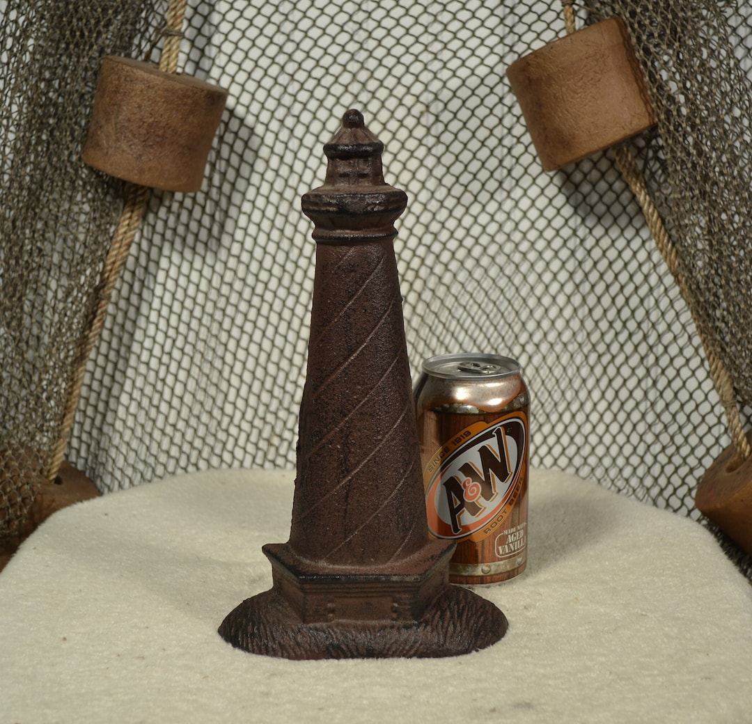 Lighthouse Door Stop in Rustic Cast Iron - Etsy