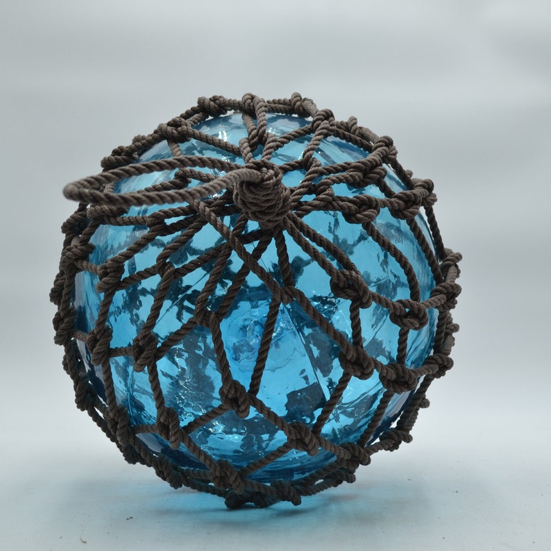 Glass Fishing Float in Aqua - Etsy
