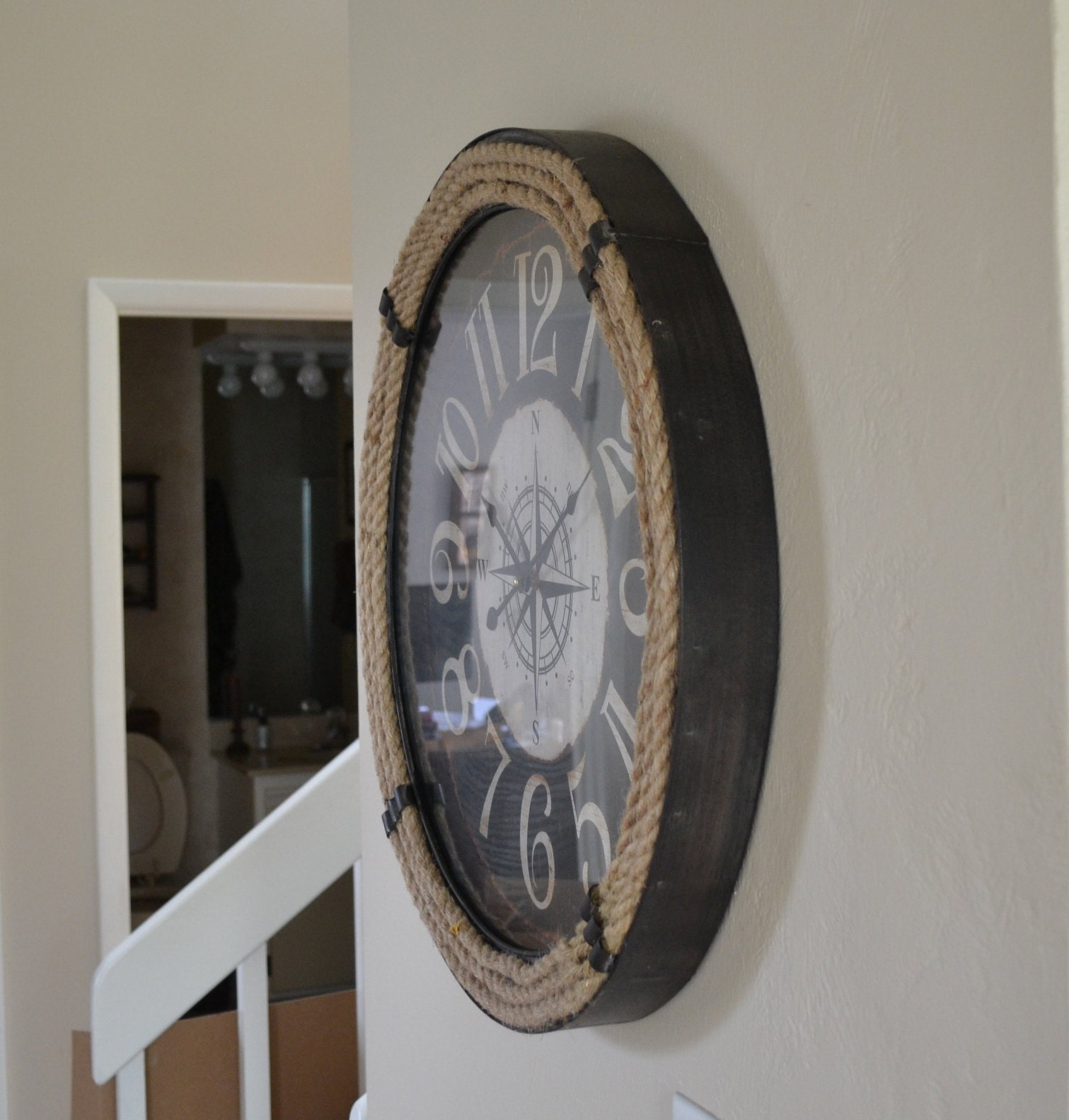 Compass Rose Clock | Etsy