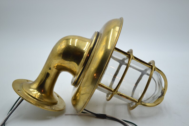 Brass Ship's Bulkhead / Passage Way Light - Etsy