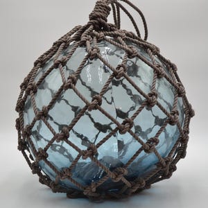 Glass Fishing Float in Blue Grey - Etsy