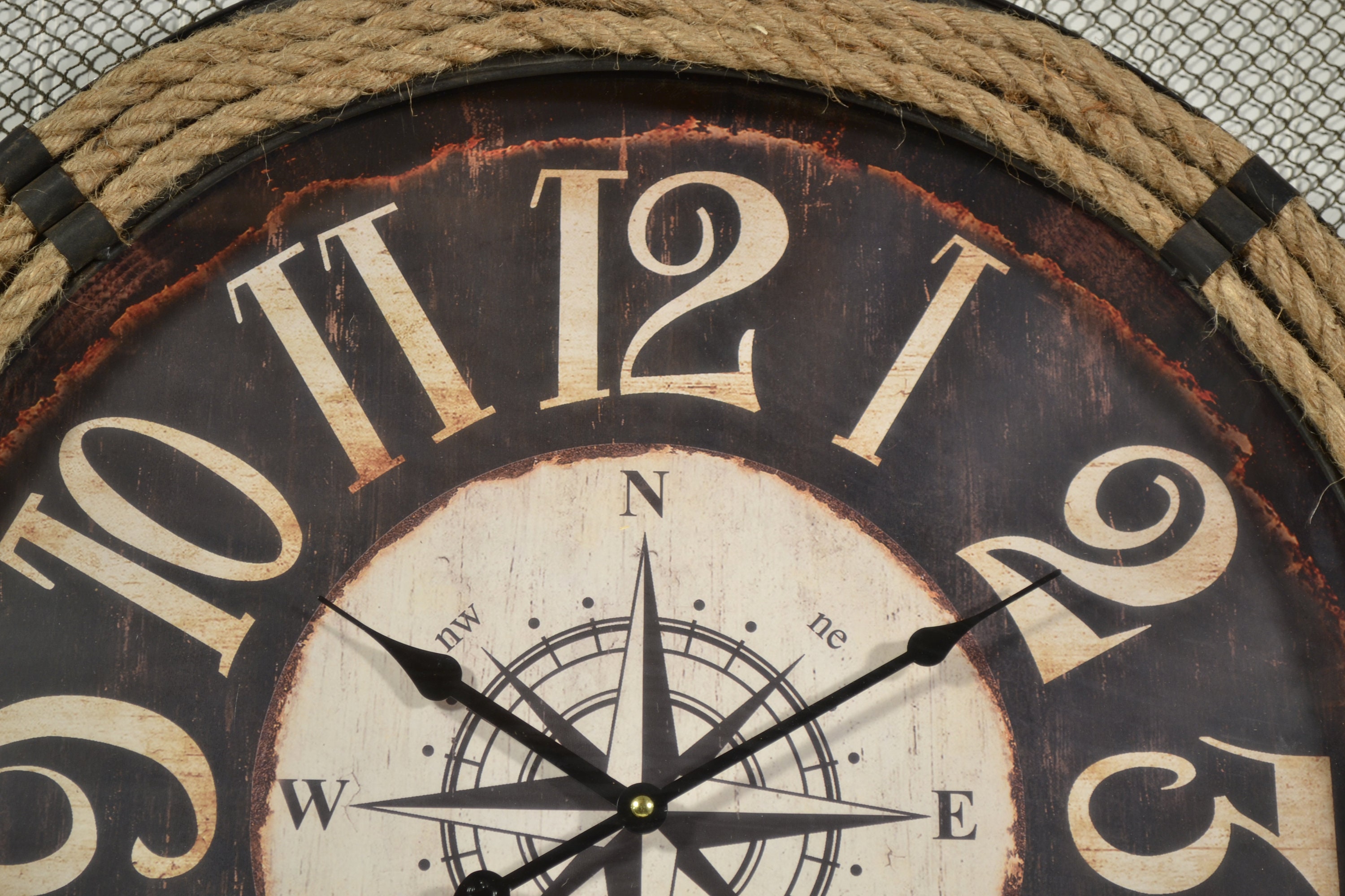 Compass Rose Clock Etsy