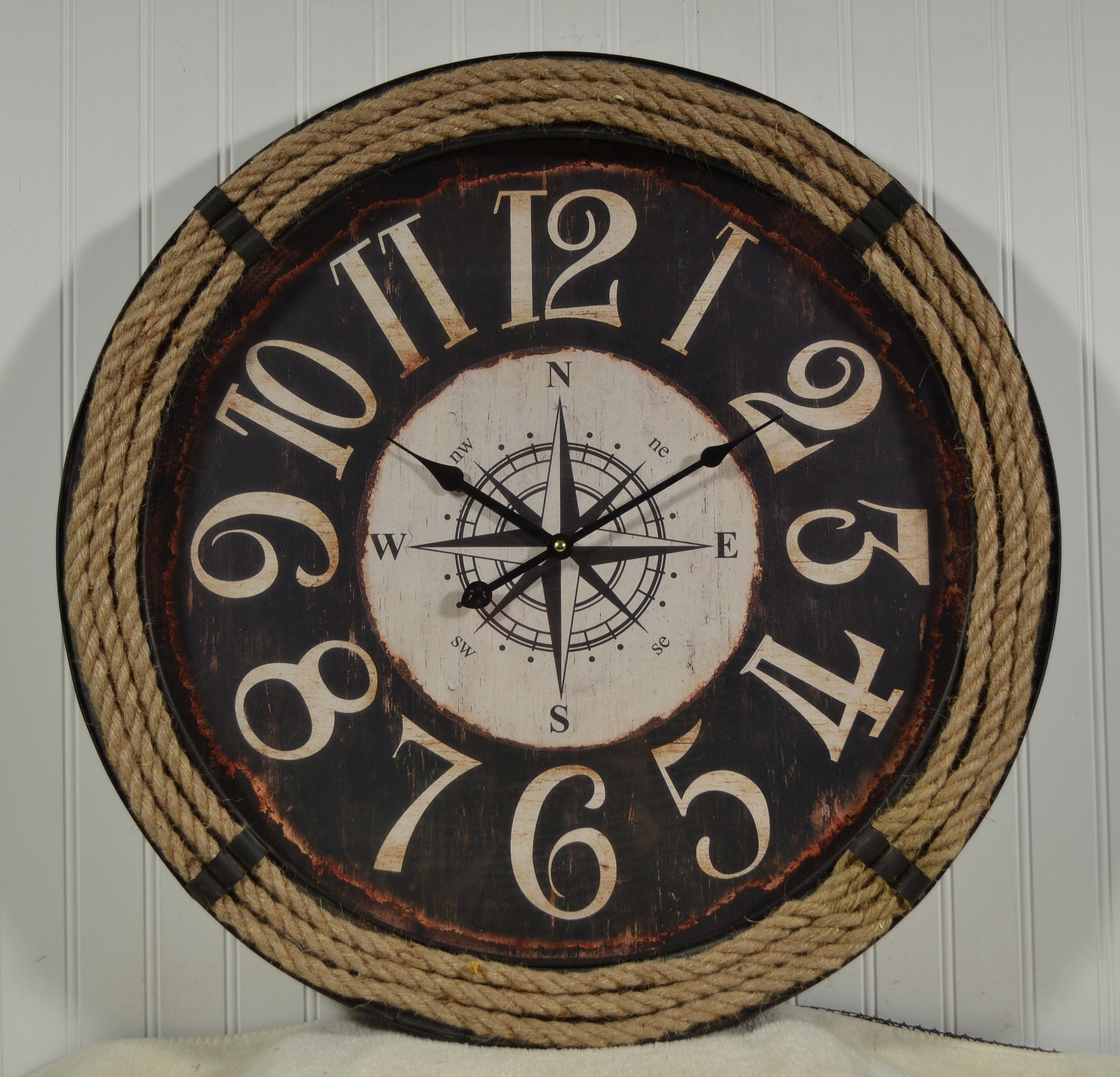 Compass Rose Clock | Etsy