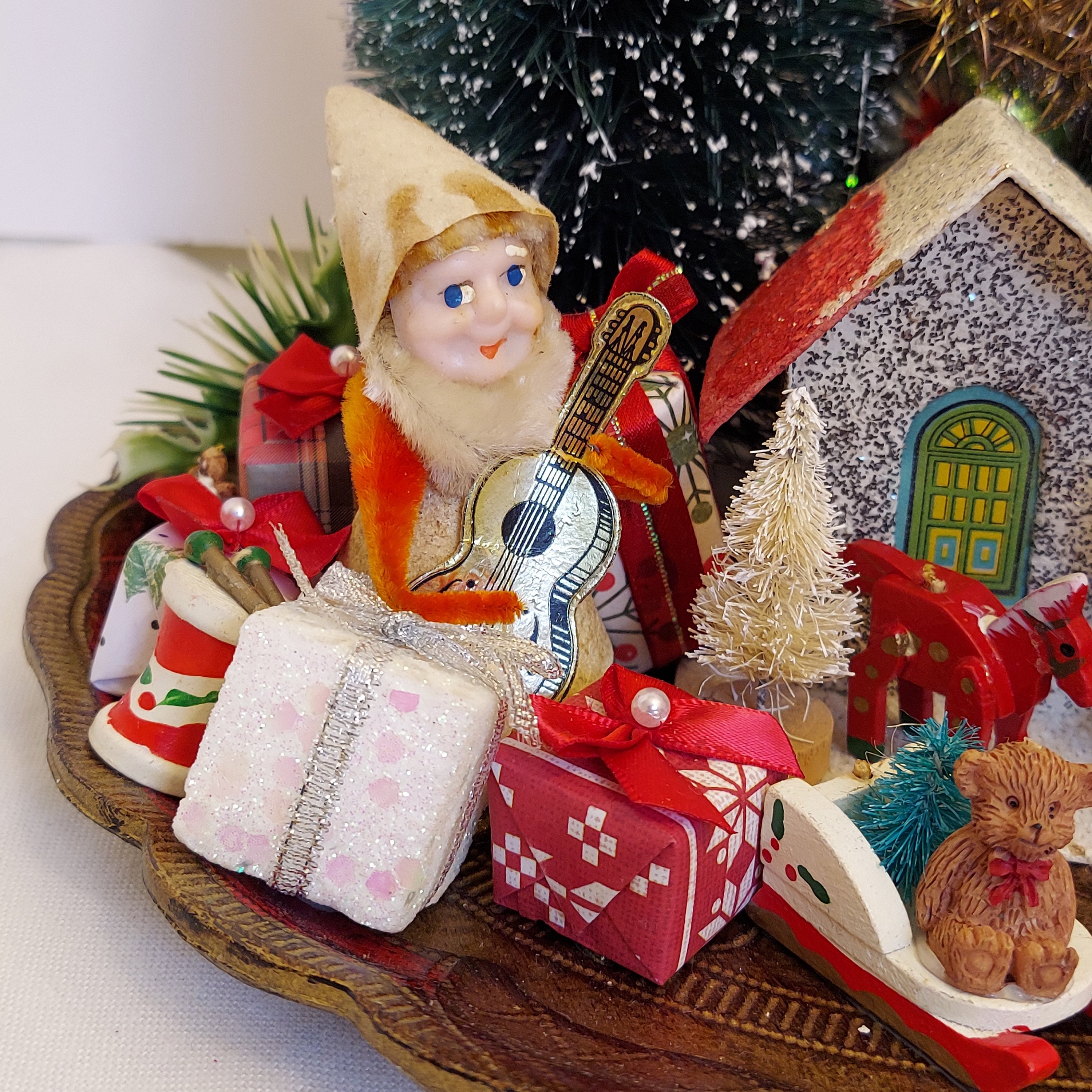 Vintage Christmas Holt Howard Santa Centerpiece - Etsy