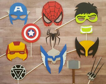 Avengers photo props | Etsy