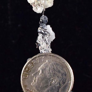 2.2cm NATIVE SILVER ACANTHITE Electrum peru Silver Wires - Etsy
