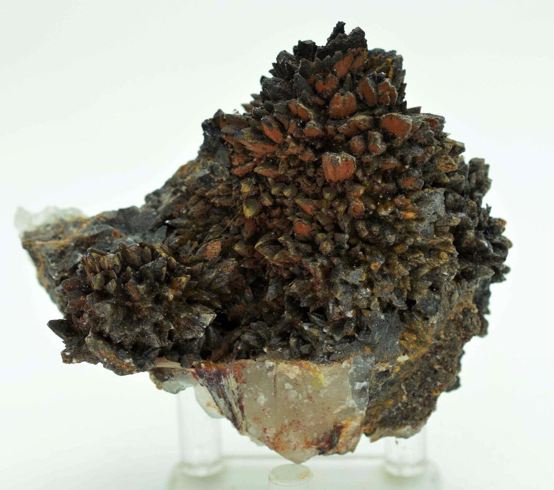9cms RED LIMONITE MARCASITE Quartz Goethite Crystals Peru - Etsy
