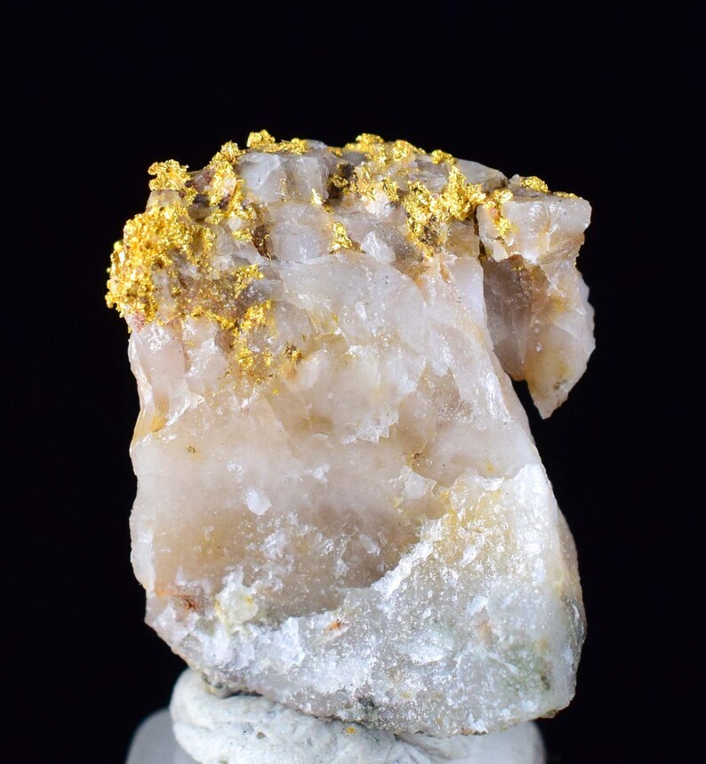 Jewelry & Beauty Jewelry Making & Beading 0.9cms NATIVE GOLD QUARTZ Gold of The Incas Peru ...