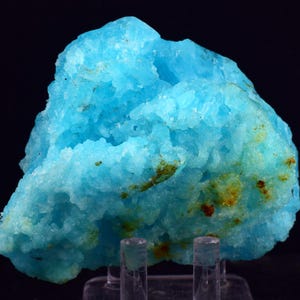 8.3cms NATURAL BLUE SALAMMONIAC Crystals Chile Turquoise Color Rare ...