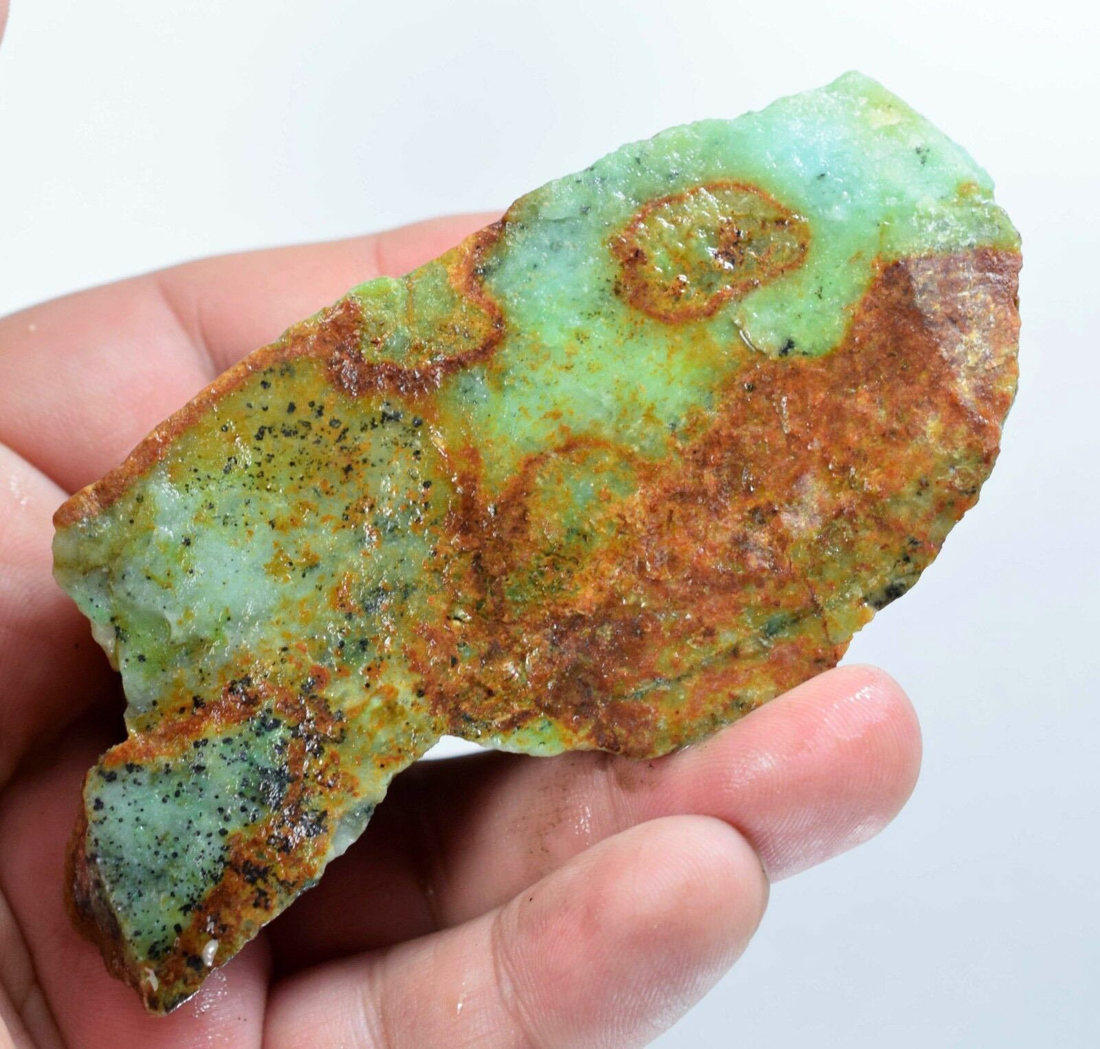 700grs BLUE GREEN SCAPOLITE Peru Dendrites Sculpture Carving - Etsy