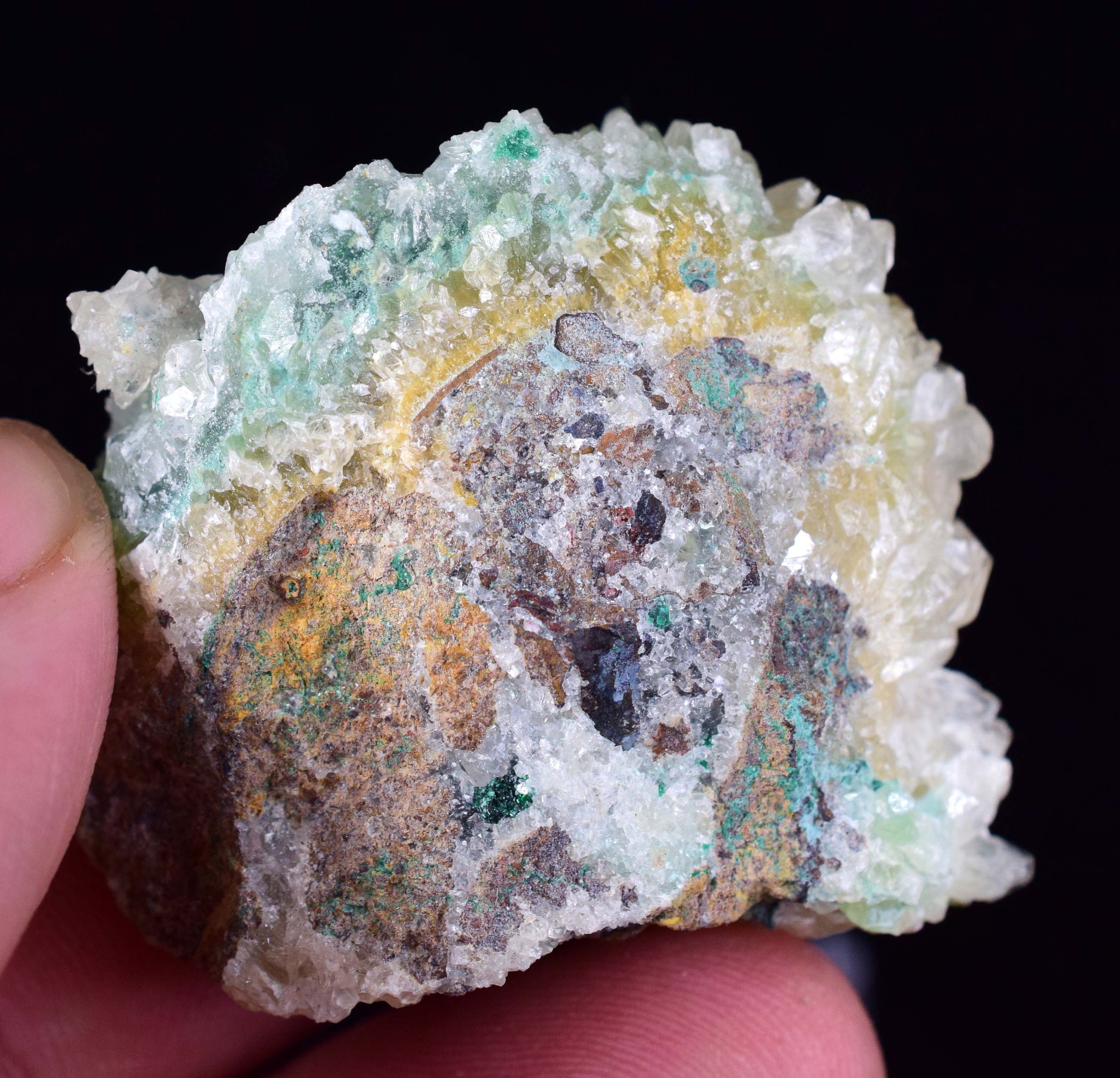 4.6cms CALCITE CHRYSOCOLLA SELENITE Lily Mine Peru Atacamite - Etsy
