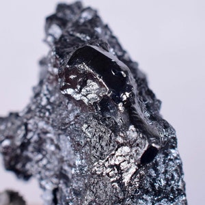 6cms GIANT SILVER ACANTHITE Argentite Pyrargyrite Peru Mineral Specimen ...