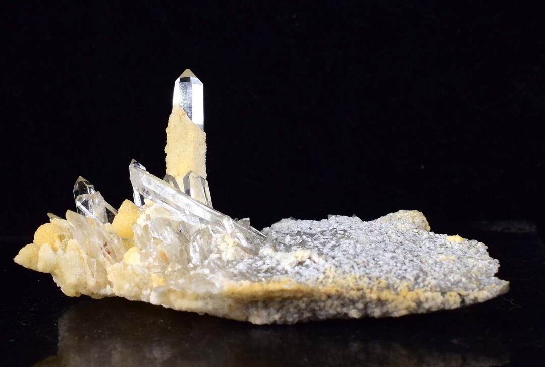 7.5cms WAVELLITE QUARTZ CRYSTALS Bolivia Potosi Spheres Vauxite ...