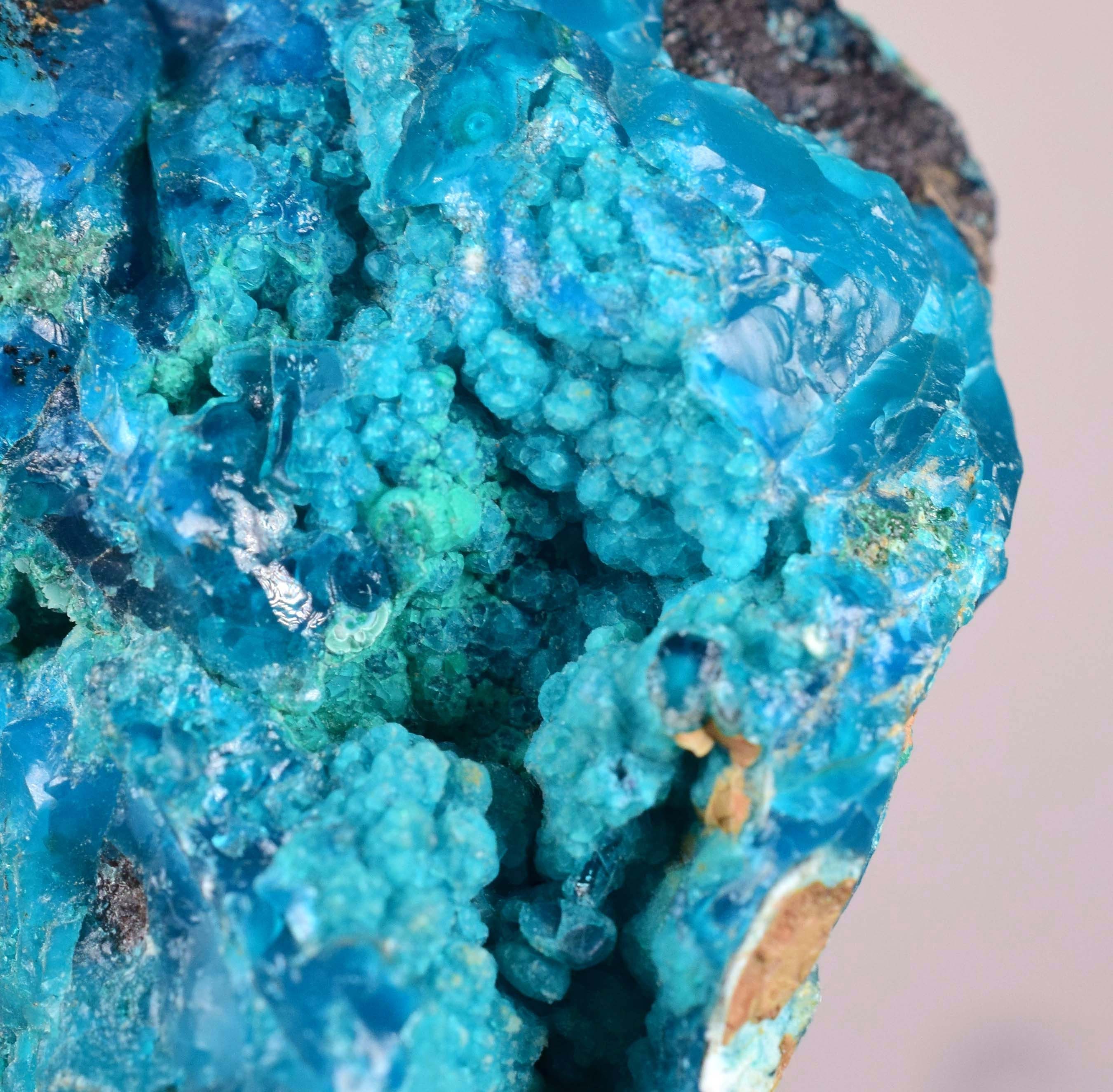 270grs gem BLUE MALACHITE rough banded shiny new find peru | Etsy