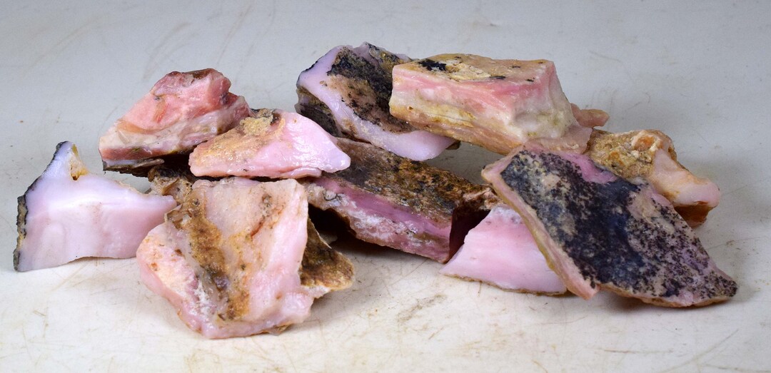 505grams PINK OPAL ROUGH A A Quality Jewelry Pendant Peru Coral Color ...