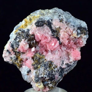 4.6cms RHODOCHROSITE RHOMBOHEDRAL QUARTZ Crystals Huayllapon - Etsy