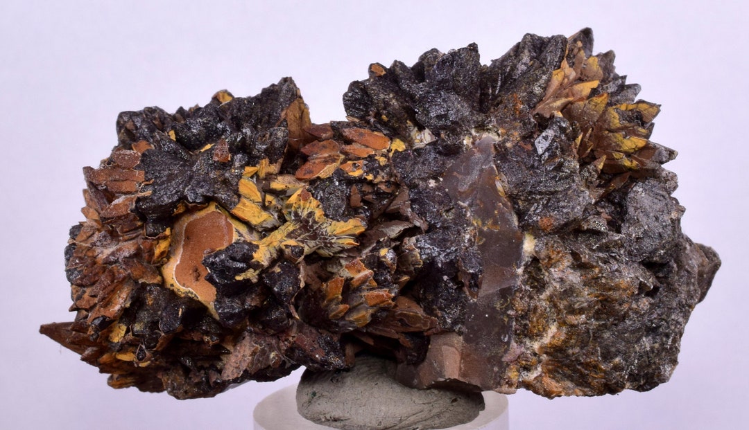 6.8cms RED LIMONITE MARCASITE Quartz Goethite Crystals Peru Mineral ...