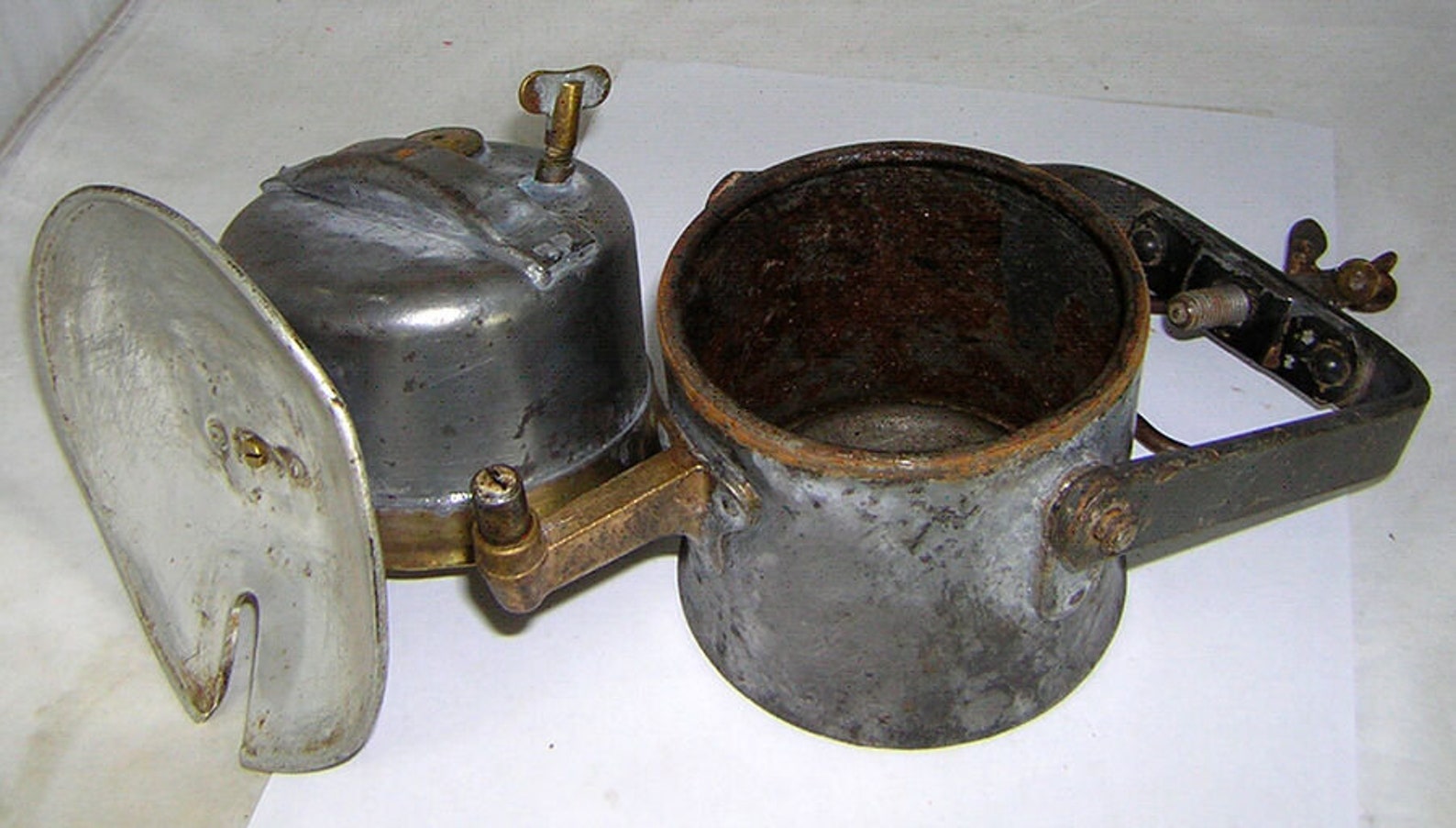 33cms MINERS CARBIDE LAMP England Premier Vintage Lantern - Etsy