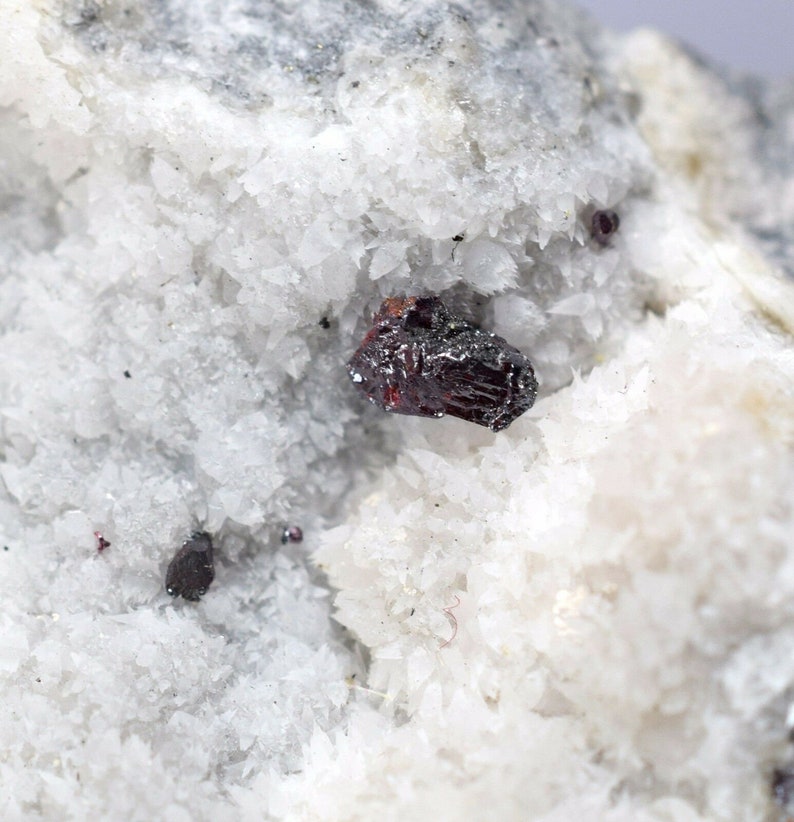 6.5cm PROUSTITE PYRARGYRITE RUBY Silver Acanthite Crystal - Etsy