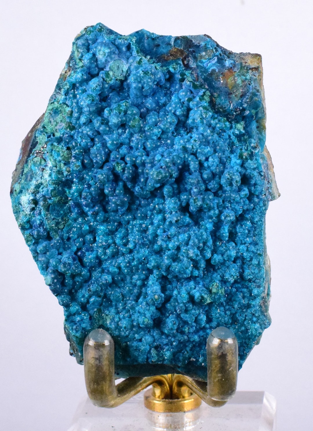 5.9cms BLUE MALACHITE BOTRYOIDAL Peru Crystals Grape Spheres Shiny ...