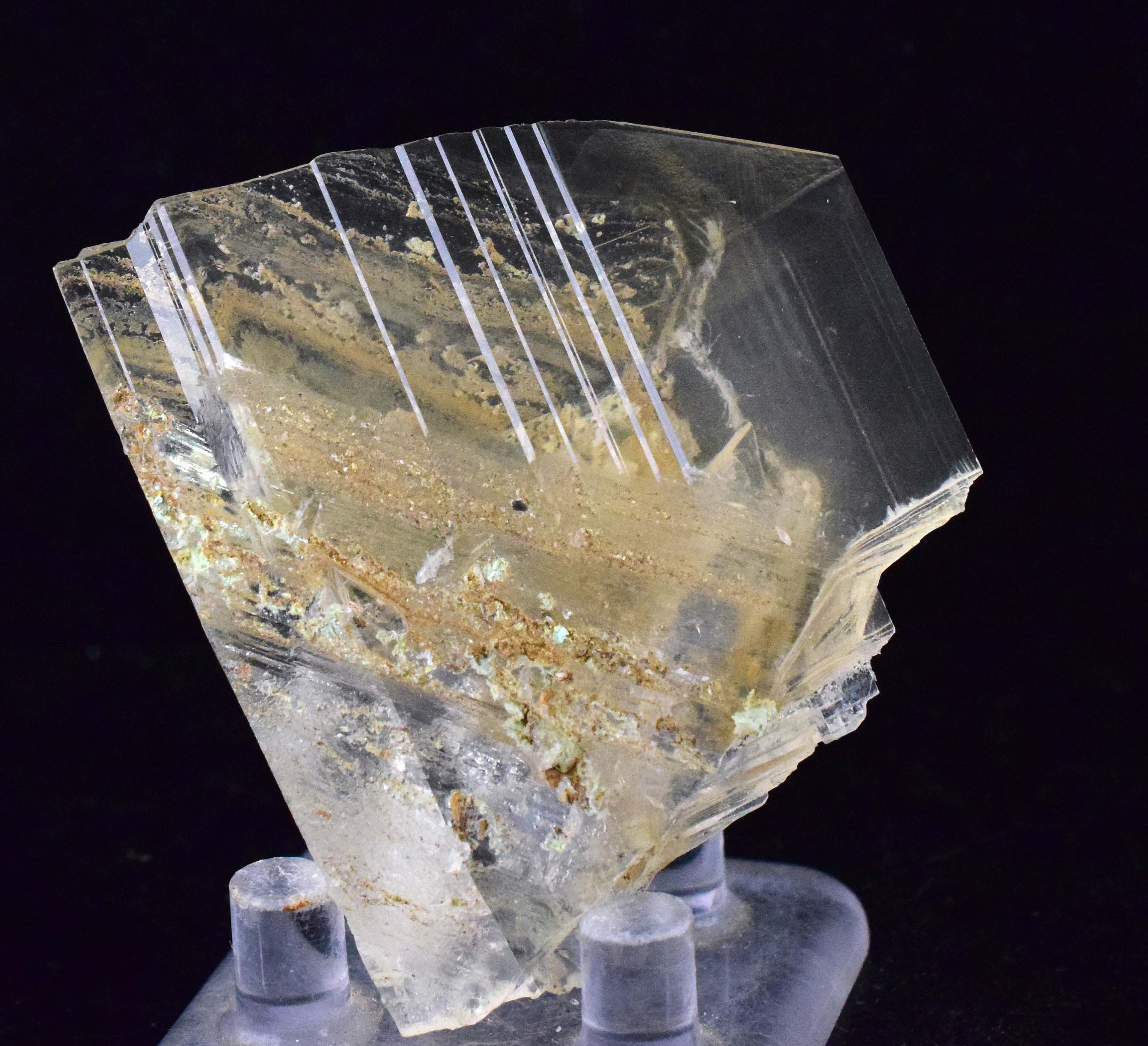 5.2cms TWIN SELENITE CRYSTAL Lily Mine Peru Gypsum 2000 Discovery ...