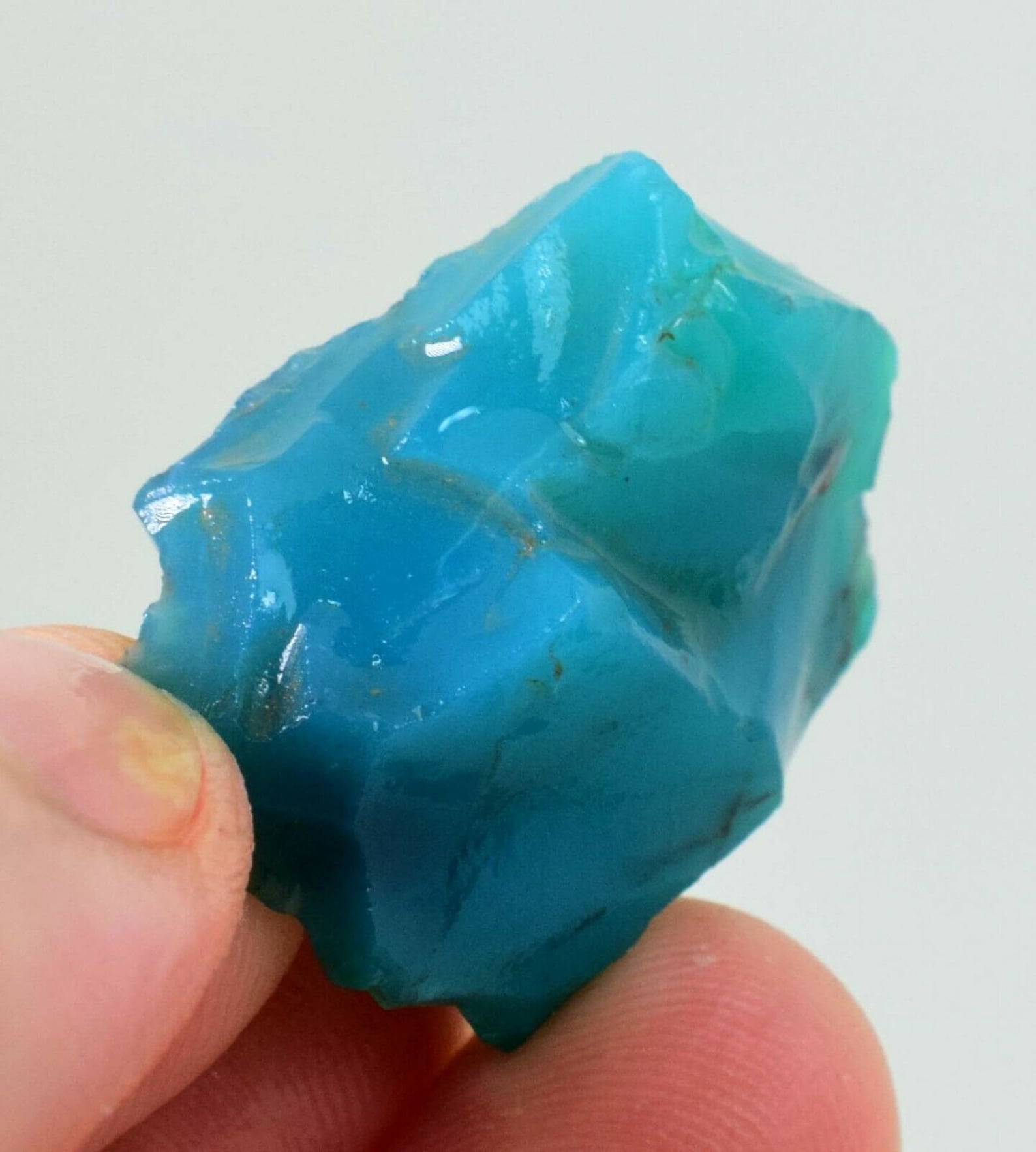 42.5carat GEM SILICA CHRYSOCOLLA Chalcedony Blue Green Jade - Etsy UK