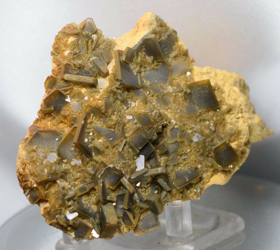 8cm Golden BARITE CRYSTALS Peru Translucent Mineral Specimen F45 - Etsy UK