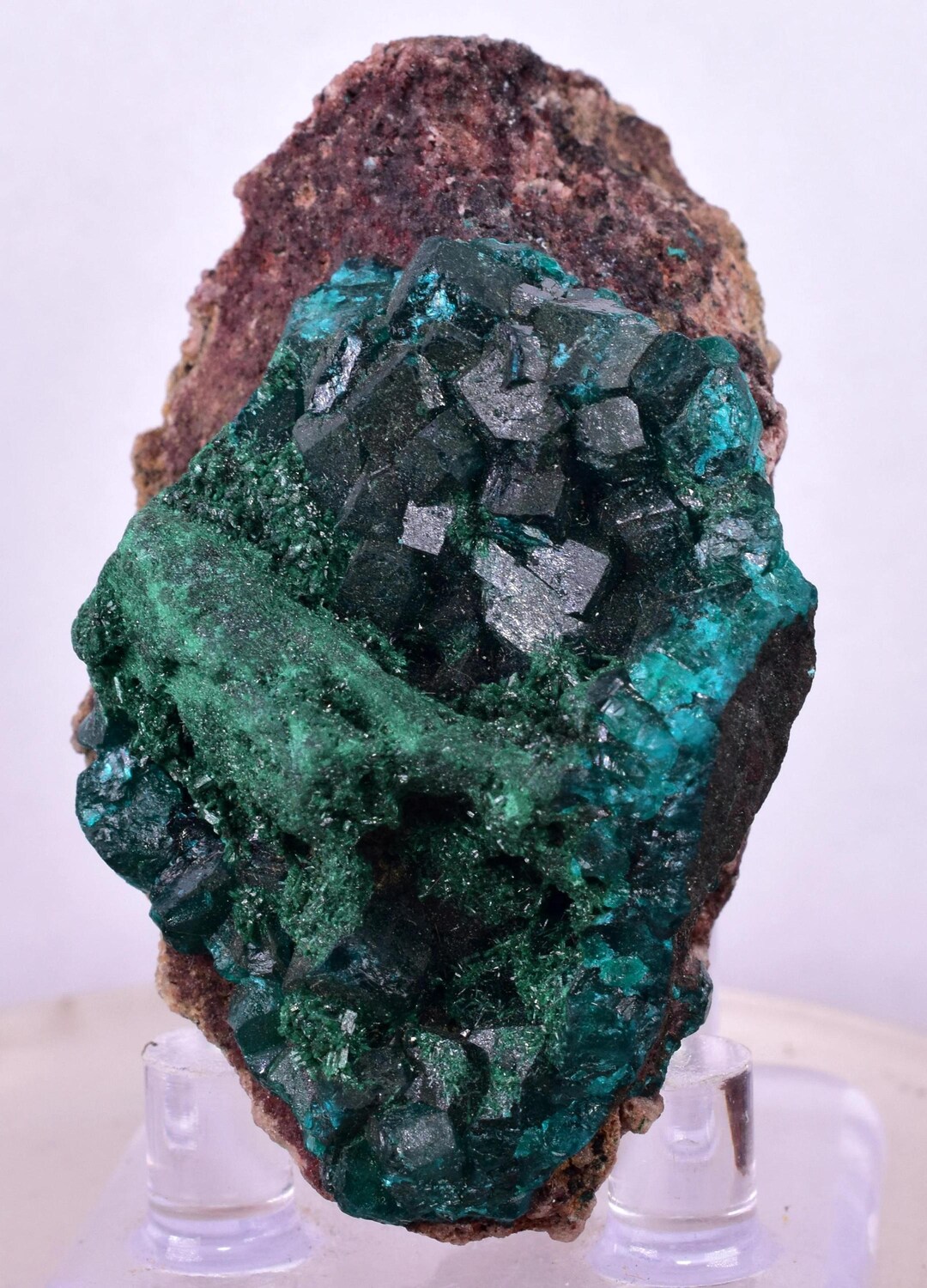 5.6cms DIOPTASE CRYSTALS CONGO Emerald Color Mineral Specimen Kb138 - Etsy