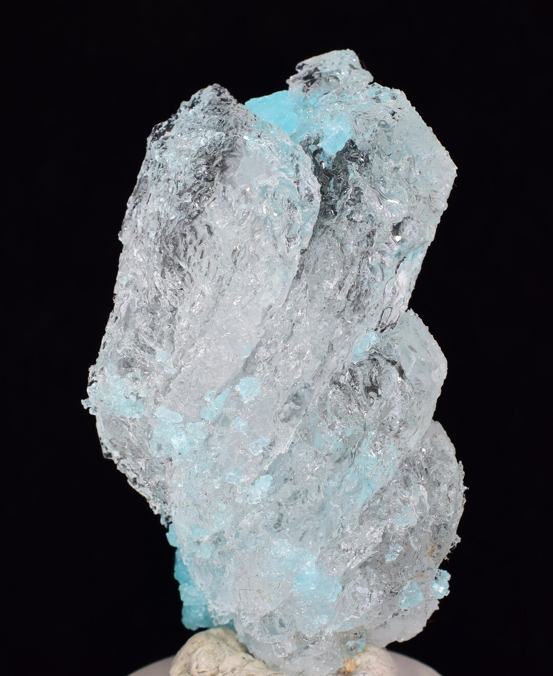 4.6cms NATURAL BLUE SALAMMONIAC Lecontite Botryoidal Crystals Chile ...