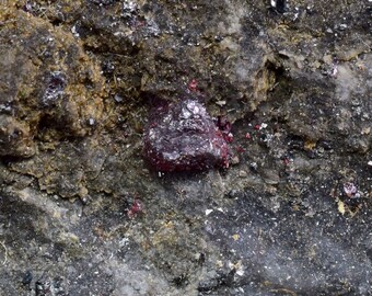 1.6cms PROUSTITE PYRARGYRITE RUBY Silver Minerals Peru Acanthite ...