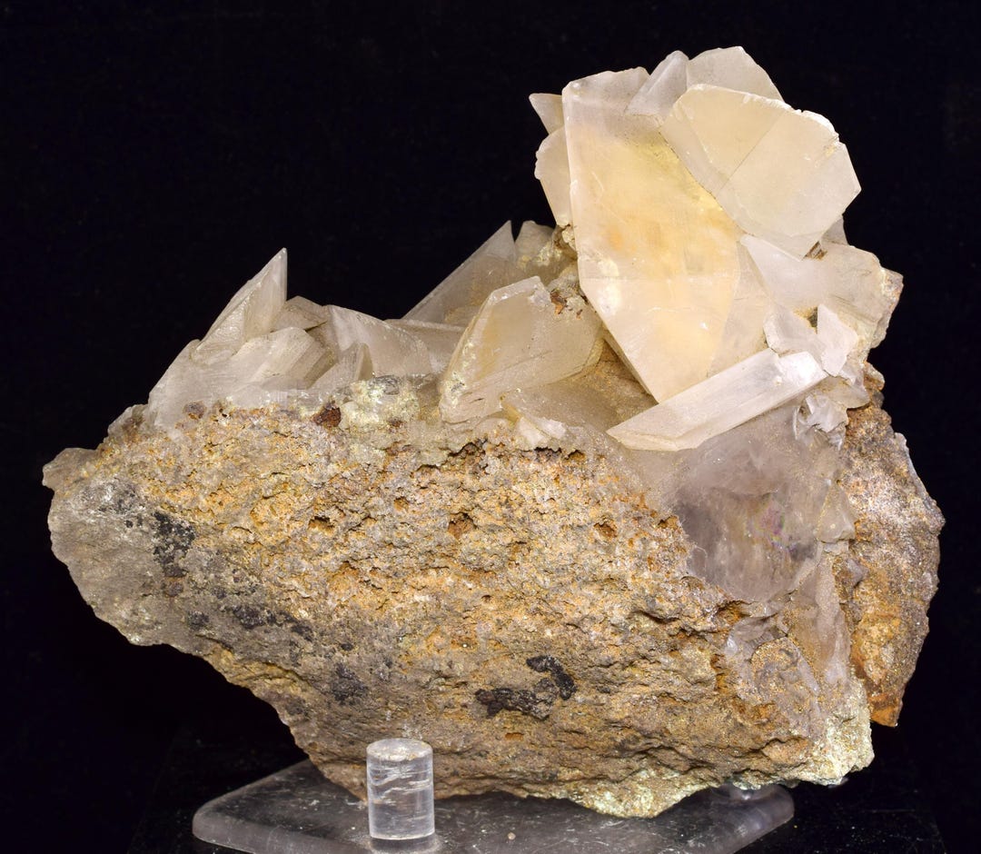 10.5cms SELENITE CRYSTALS Lily Mine Peru Gypsum Mineral Specimen T470 ...