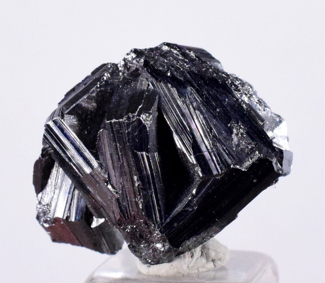 1.7cms PEARCEITE SILVER POLYBASITE Crystal Uchucchacua Mine Peru Mineal ...