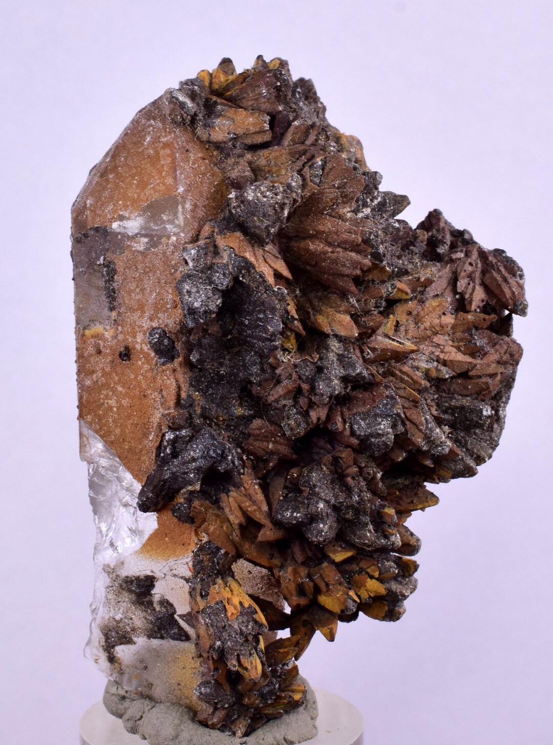 6cms RED LIMONITE MARCASITE Quartz Goethite Crystals Peru Mineral ...