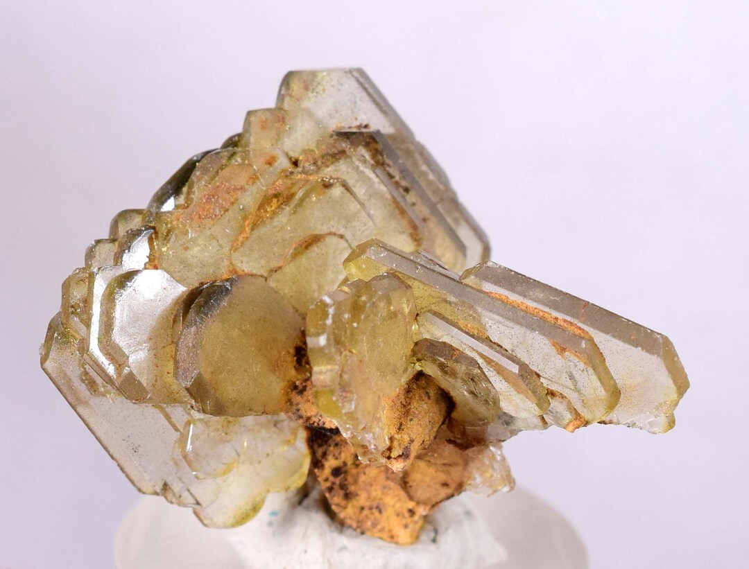 3.2cms GEMMY BARITE CRYSTALS Peru Golden Brown Shiny Translucent ...