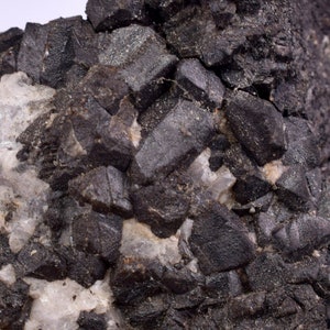 4cm ALABANDITE CRYSTALS Peru Gem Sharp Bright Uchuchaccua Mine Mineral ...