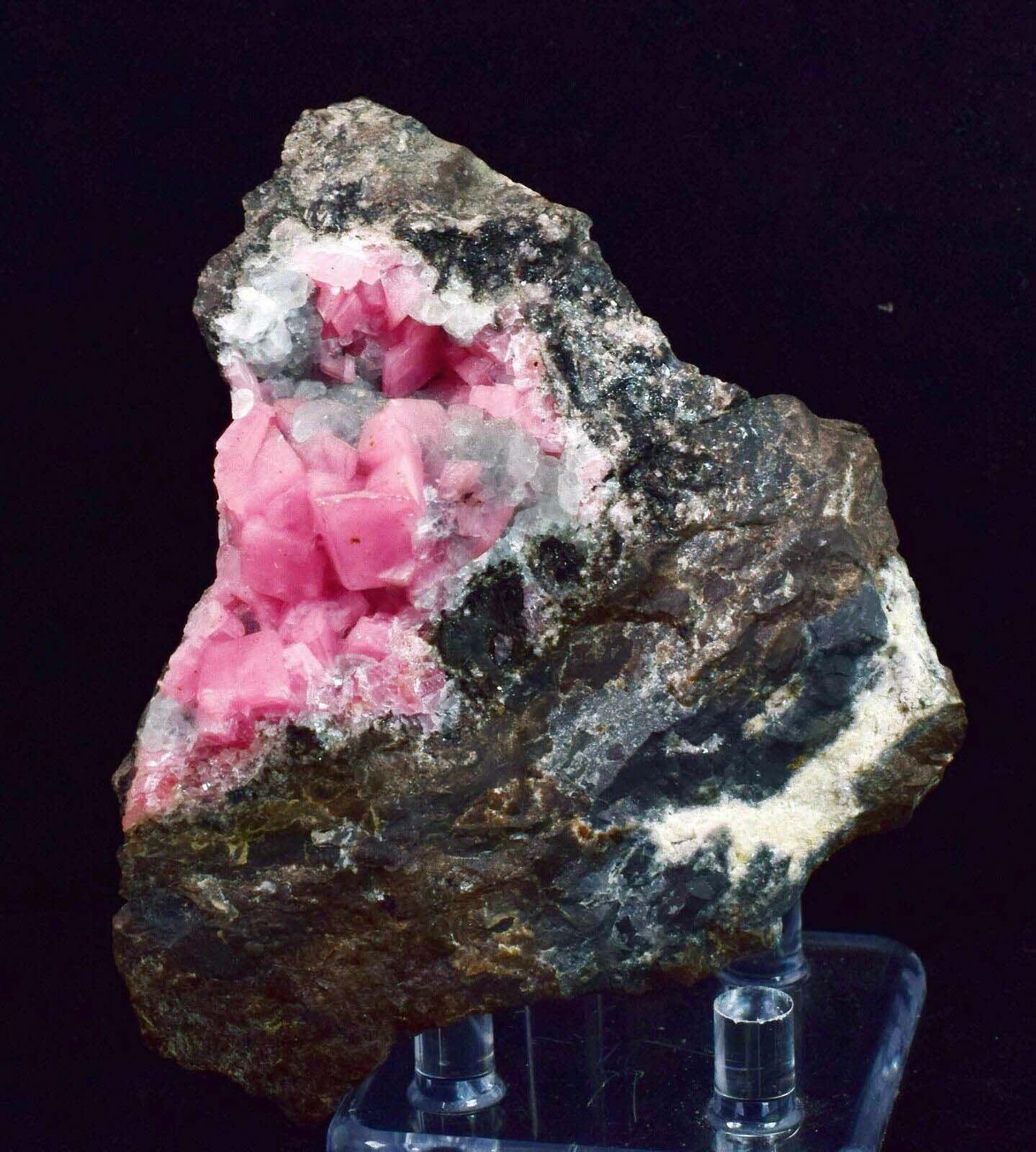 9.5cm RHODOCHROSITE RHOMBOHEDRAL CRYSTAL Pasto Bueno Peru - Etsy