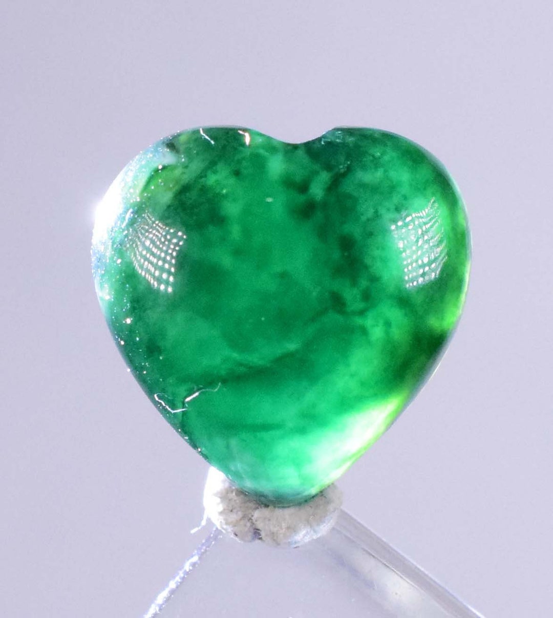 4carats GEM SILICA CHRYSOCOLLA Emeraldine Chalcedony Peru Cabochon ...
