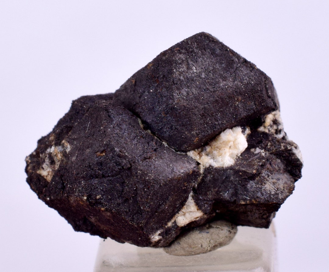 1.8cm ALABANDITE CRYSTALS Peru Gem Sharp Bright Uchuchaccua Mine ...