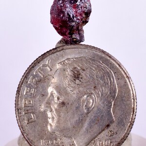 0.8csm PROUSTITE RUBY SILVER Crystals Peru Uchuchaccua Mine Mineral ...