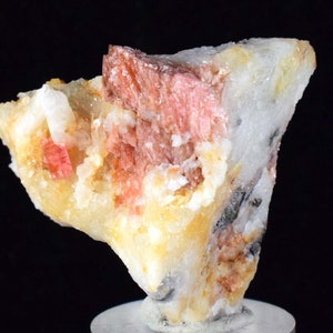 4.4cms RHODOCHROSITE RHOMBOHEDRAL QUARTZ Premium Miniature - Etsy