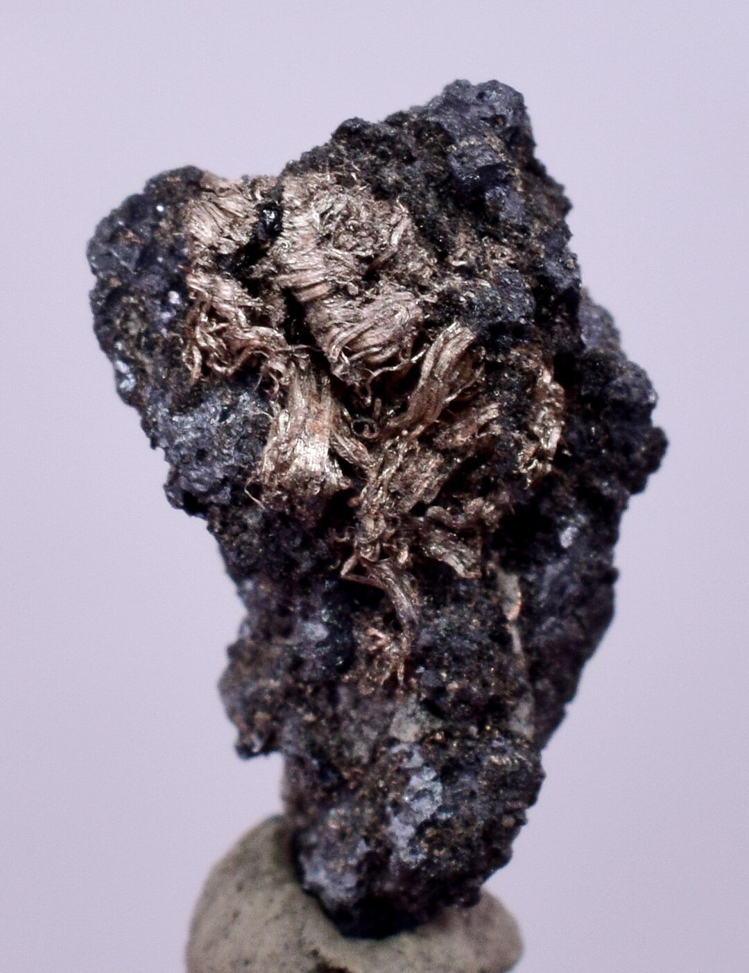 1.1cms NATIVE SILVER WIRES Peru Uchuchaccua Mine 2000 Discovery Mineral ...