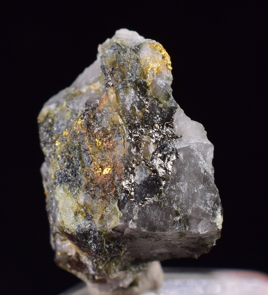 1.2cms NATIVE GOLD QUARTZ of the Incas Thumbnail Aesthetic Wire Gem ...