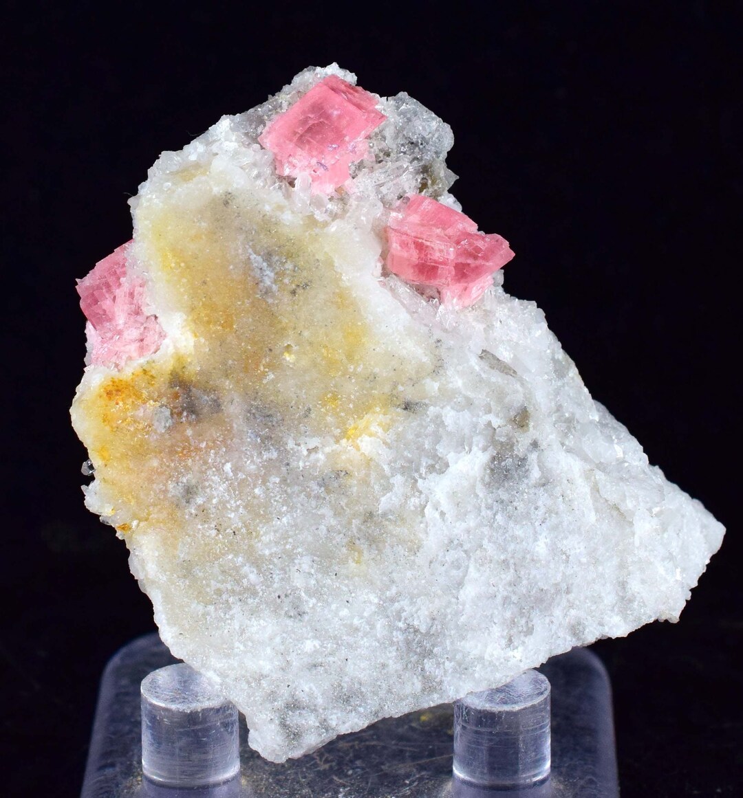 4.8cms RHODOCHROSITE RHOMBOHEDRAL CRYSTAL Pasto Bueno Peru Old Stock ...