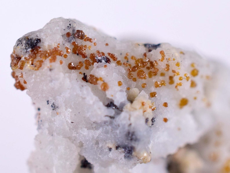 2.8cm PROUSTITE RUBY SILVER Peru Orpiment Quartz Calcite | Etsy