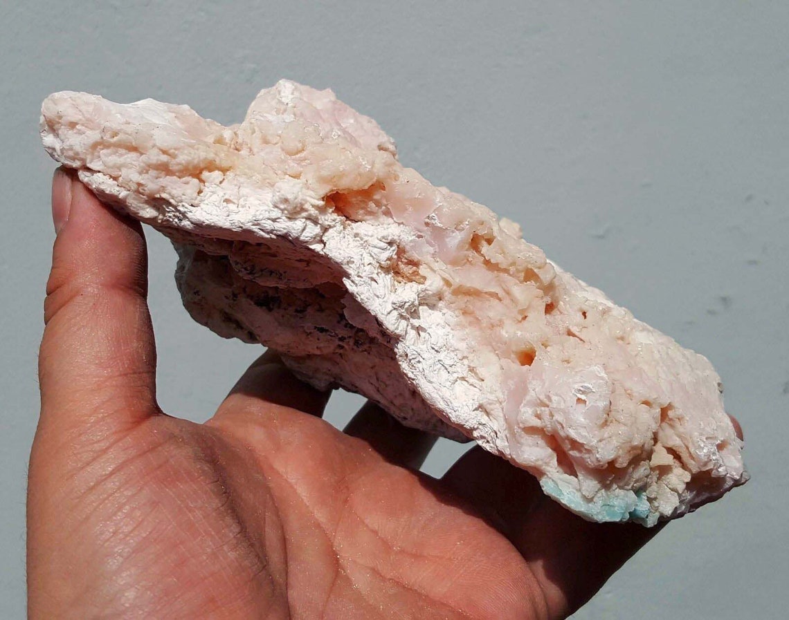 16cm PALYGORSKITE PINK OPAL Quartz Translucent Coral Color - Etsy