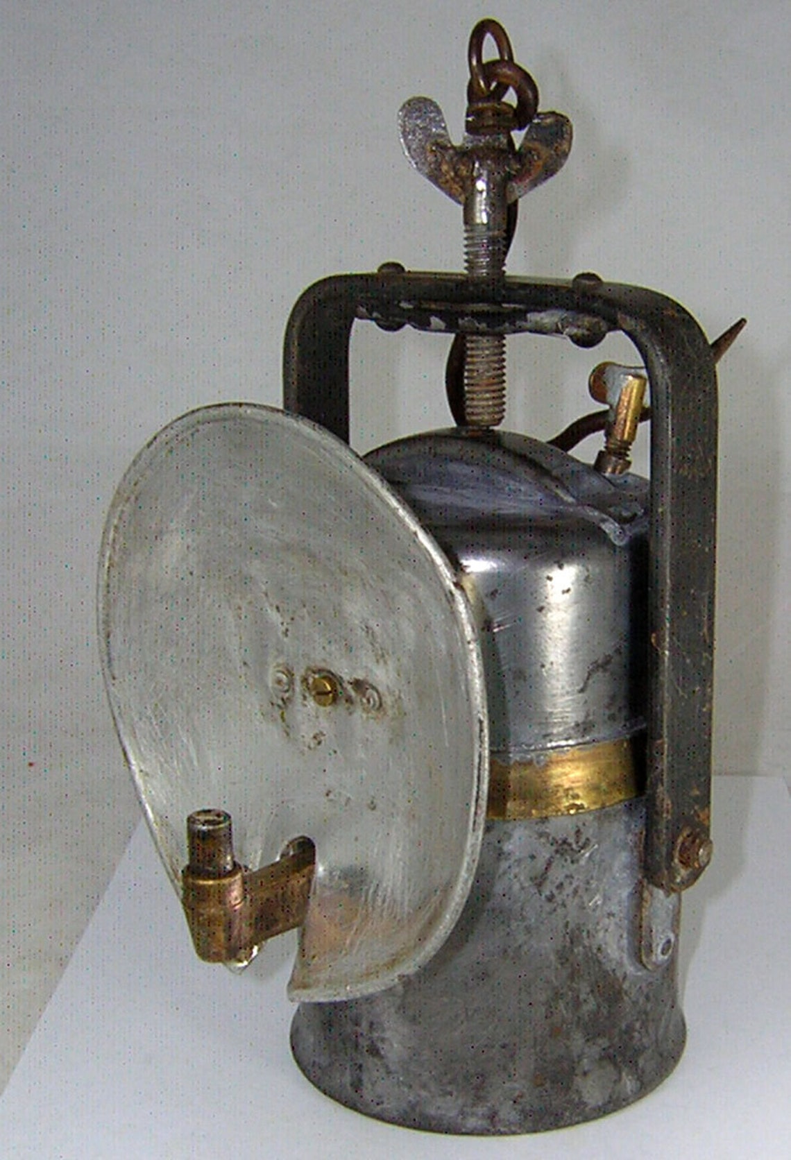 33cms MINERS CARBIDE LAMP England Premier Vintage Lantern | Etsy